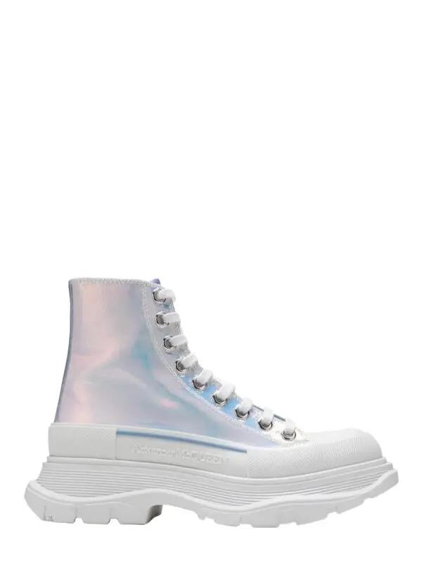 Alexander McQueen Tread Slick High Top Sneakers - Blue