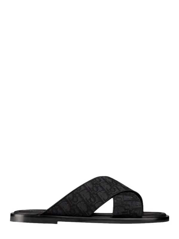 Dior Alias Jacquard Sandals - Black