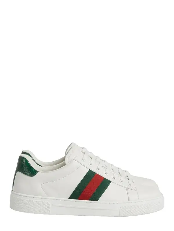 Gucci Ace Low-top Sneakers - White