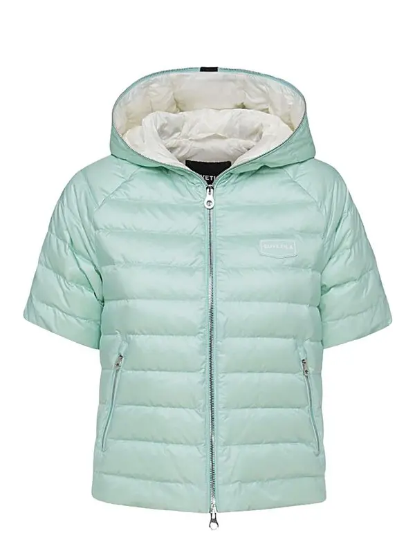 Duvetica Vernia Short Sleeve Puffer Jacket - Green