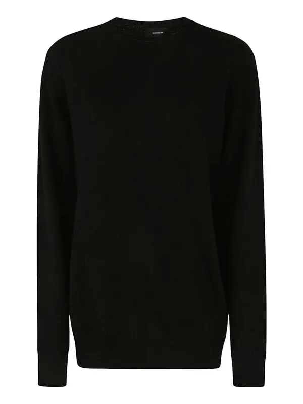 Wardrobe.NYC Long-sleeved Crewneck Jumper - Black