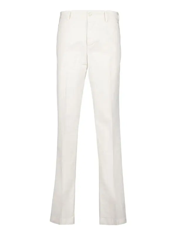 Boglioli Belt Loop Trousers - White