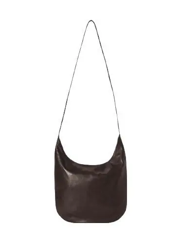 THE ROW Izzy Shoulder Bag - Dark Brown