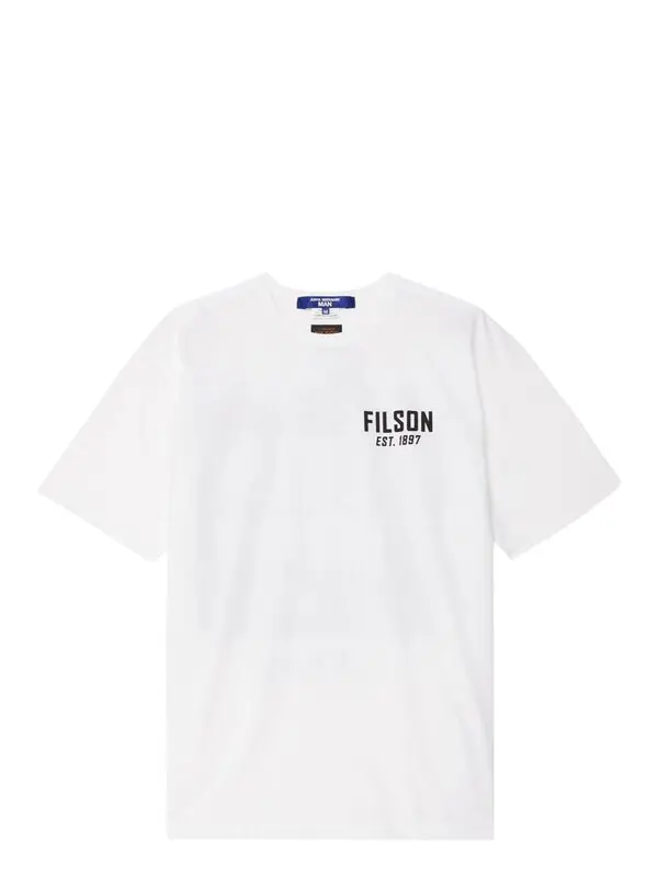 JUNYA WATANABE COMME DES GARCONS Cotton Jersey T-shirt - Whiteblack