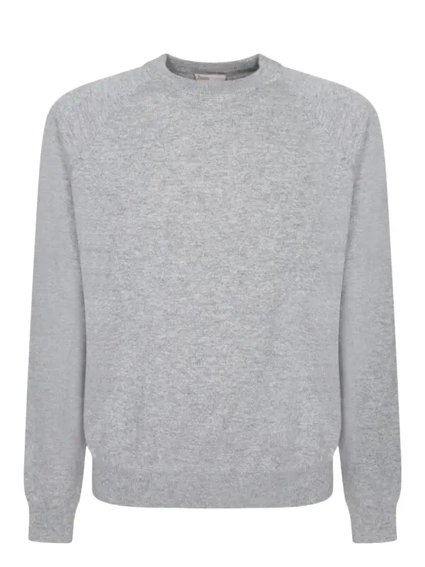 Herno Cashmere Crew Neck Sweater - Gray