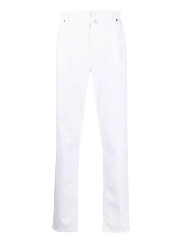 Incotex Straight Casual Trousers - White