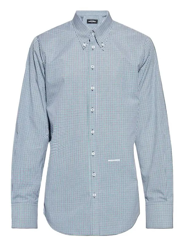 Dsquared2 Plaid Button-up Shirt - Blue