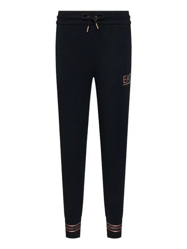EA7 Logo Sweatpants - Black