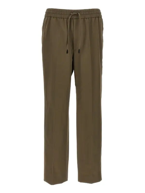 Brioni Asolo Tailored Fit Pants - Green