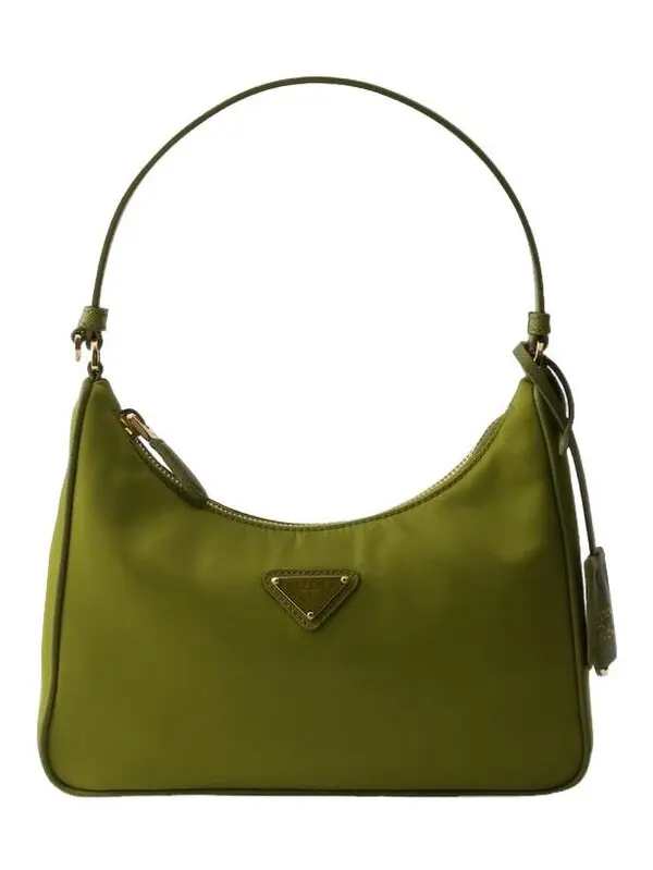 Prada Re-edition 2005 Re-nylon And Saffiano Leather Mini Shoulder Bag - Ivy Green