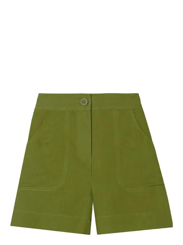 ERES High-waisted Classic Shorts - Green