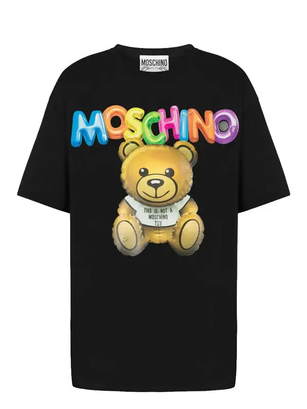 Moschino Teddy Bear Graphic T-shirt - Black