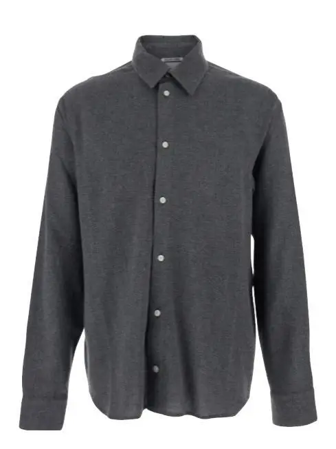 WON HUNDRED Adriel Classic Collar Shirt - Grey