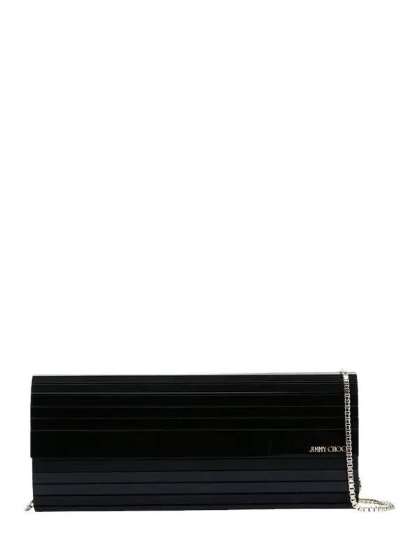 JIMMY CHOO Sweetie Chain Clutch Bag - Black