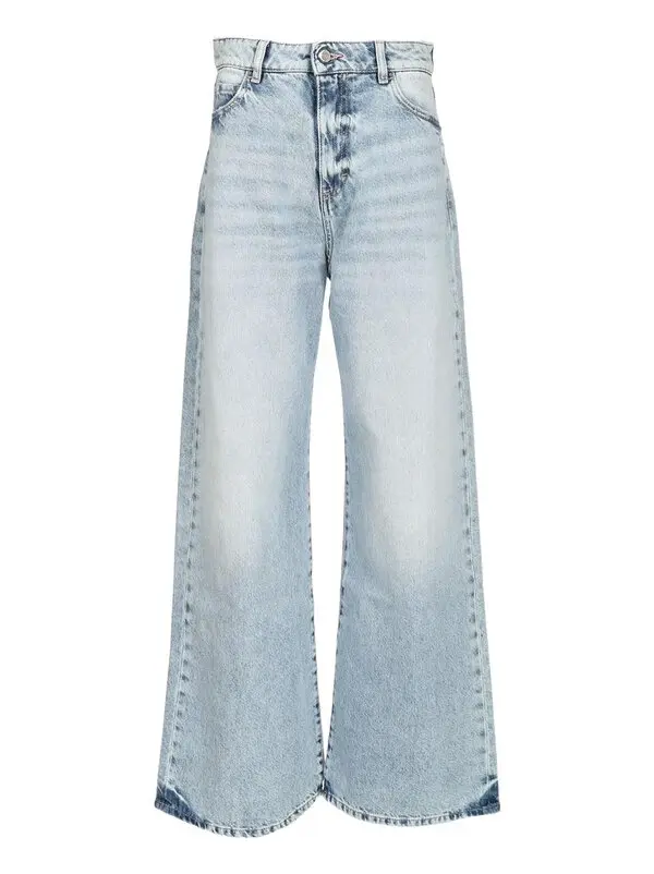 ICON DENIM LOS ANGELES Debby Wide-leg Jeans - Gray