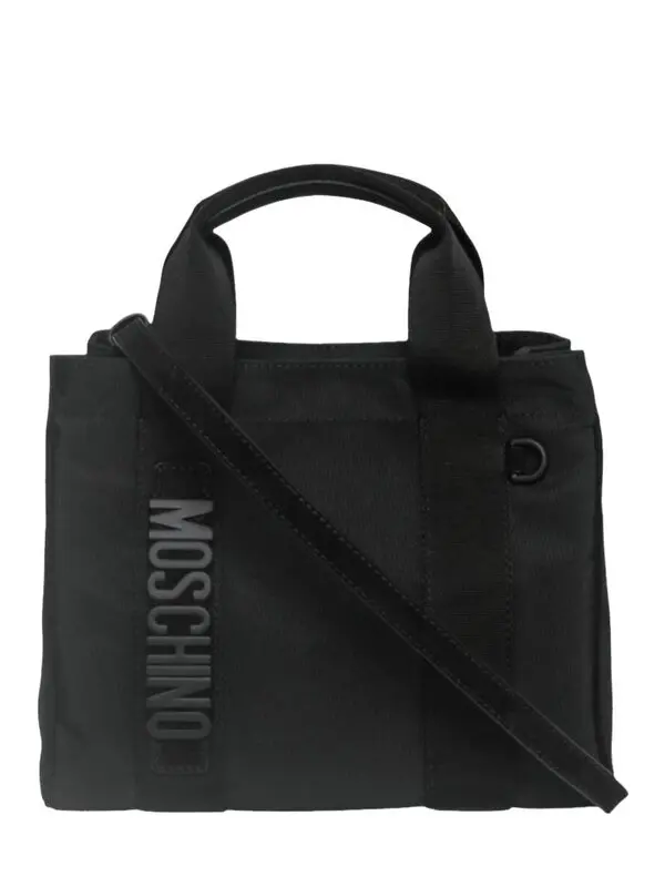 Moschino Top Handle Shoulder Bag - Black