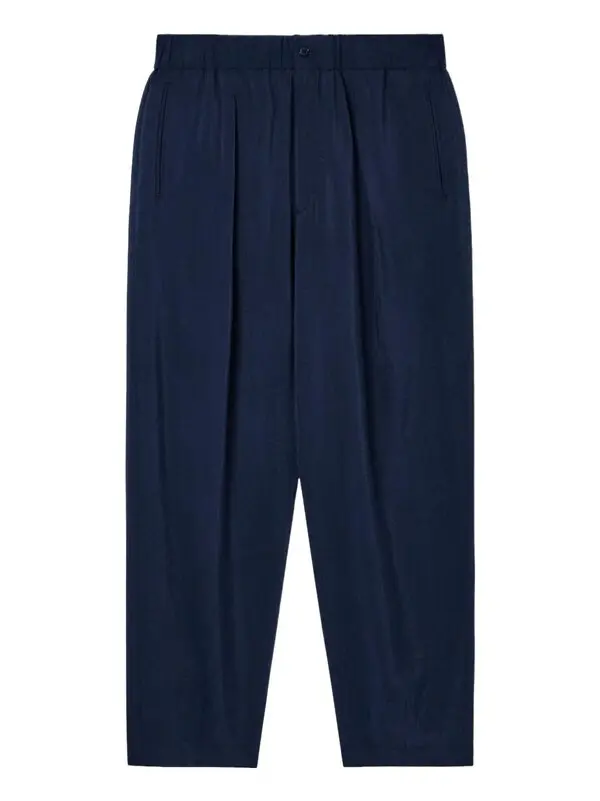 Giorgio Armani Pleated Trousers - Black