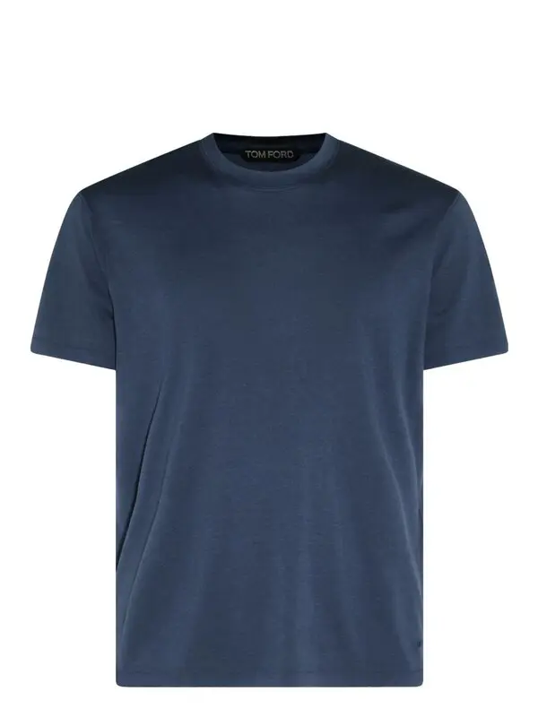 TOM FORD Crewneck T-shirt - Blue