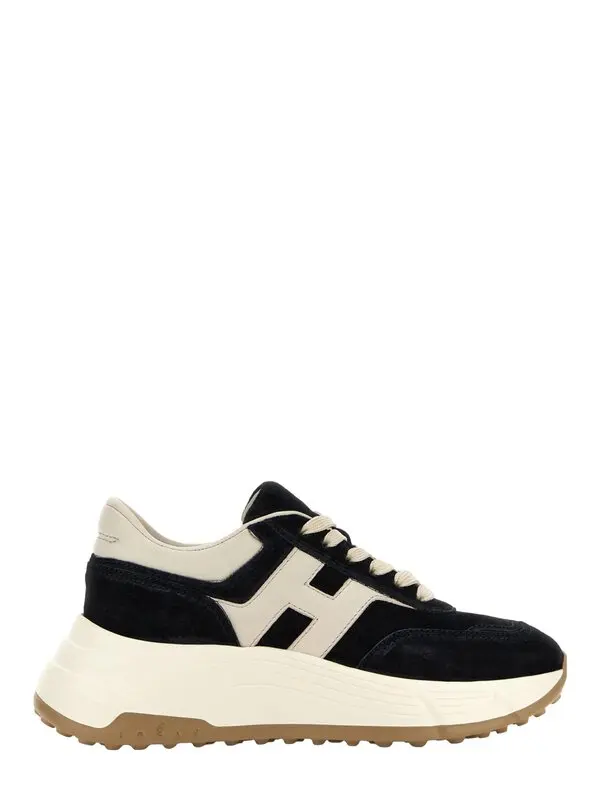 Hogan Hi-fi Leather Sneakers - Black