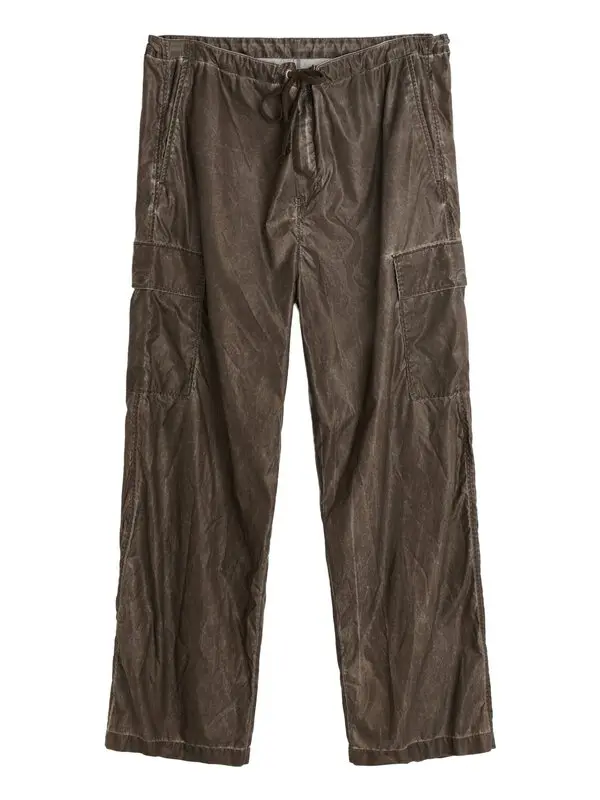 Our Legacy Way Coated Cargo Pants - Brown Washed
