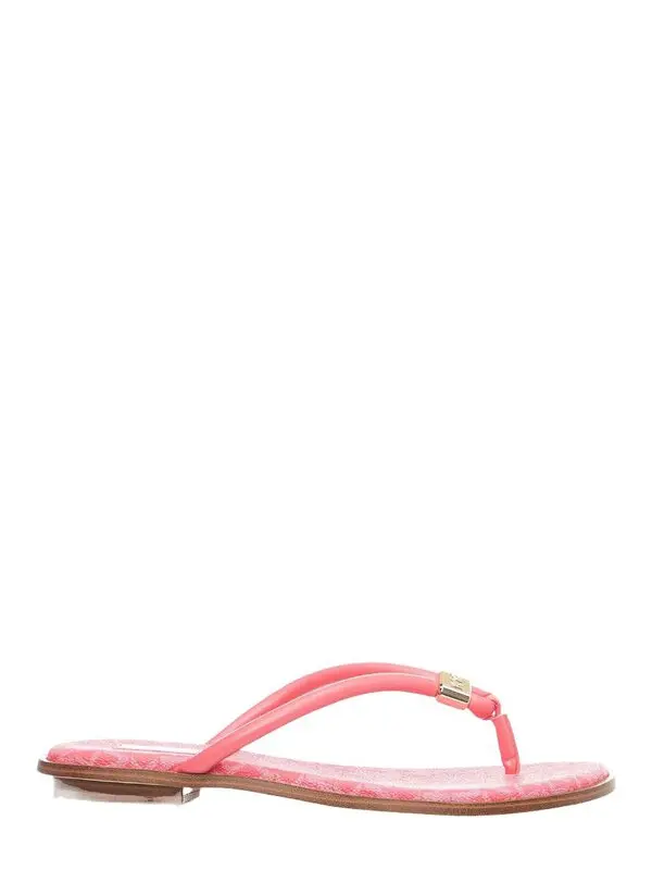 Michael Kors Logo Thong Sandals - Pink