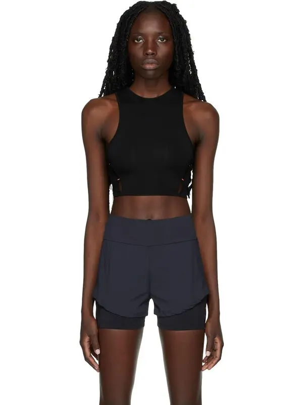 RUIFIER Sleeveless Cropped Top - Black