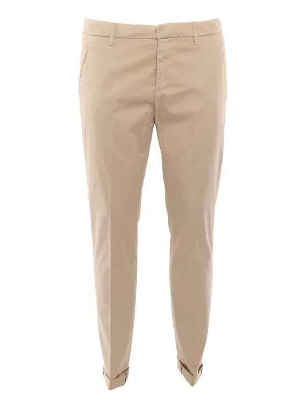DONDUP Gaubert Tapered-leg Trousers - Nude