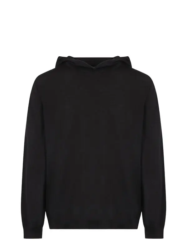 Le Kasha Madrid Knitted Hoodie - Black