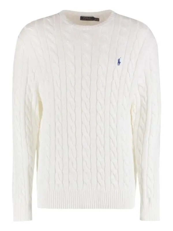 Polo Ralph Lauren Cable Knit Sweater - White