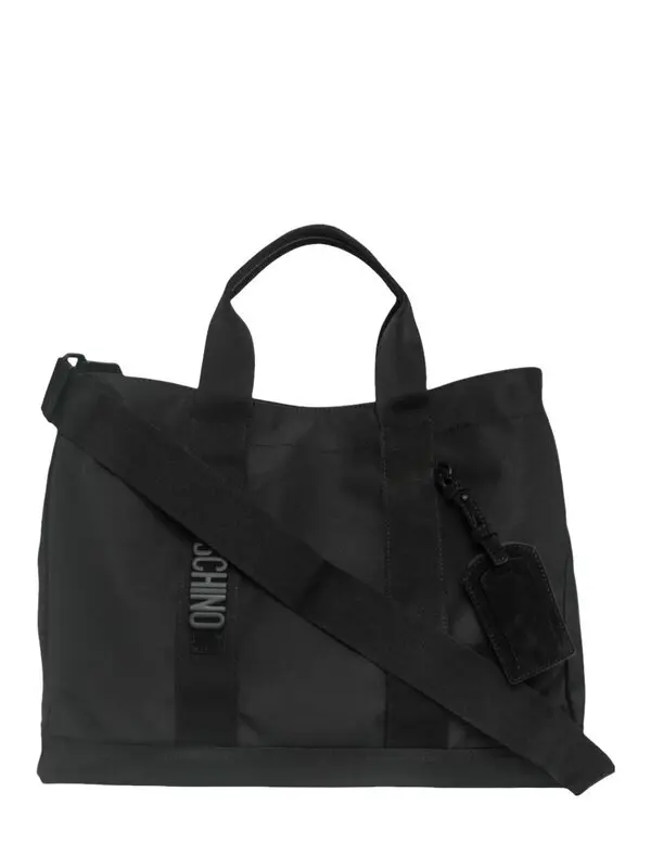 Moschino Cotton Crossbody Bag/tote Bag - Black