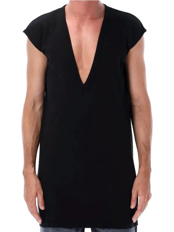 Rick Owens Dylan Sleeveless Tank Top - Black