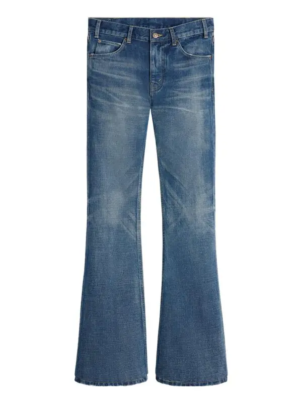 Celine Marco Jeans In Dark Union Wash Denim - Blue