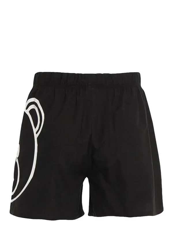 Moschino Detail Shorts - Black