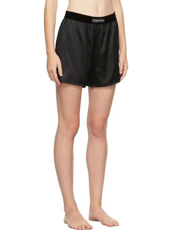 TOM FORD Stretch Satin Boxer Shorts - Nude