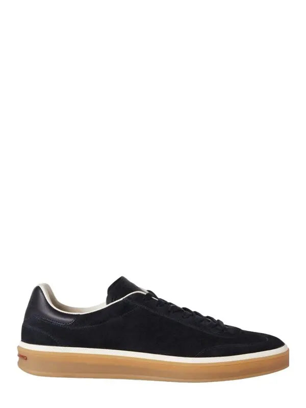 Loro Piana Low-top Lace-up Sneakers - Navy Blue
