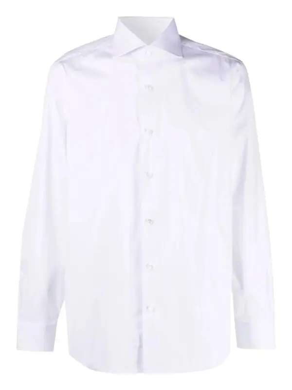 BARBA NAPOLI Long Sleeve Shirt - White