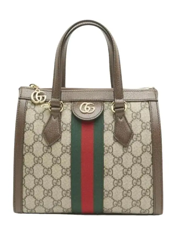 Gucci Ophidia Small Gg Tote Bag - Beige/ebony