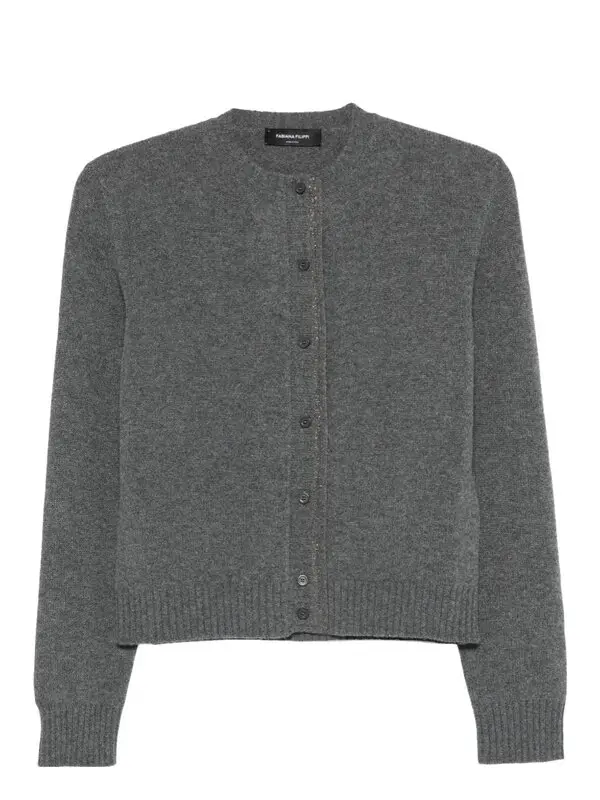Fabiana Filippi Wool Blend Jacket - Grey