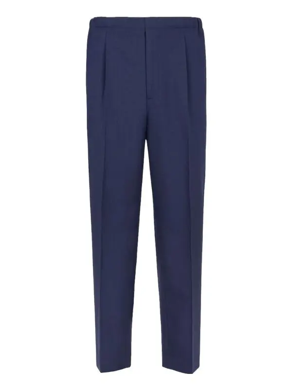 Fendi Straight-leg Tailored Trousers - Blue