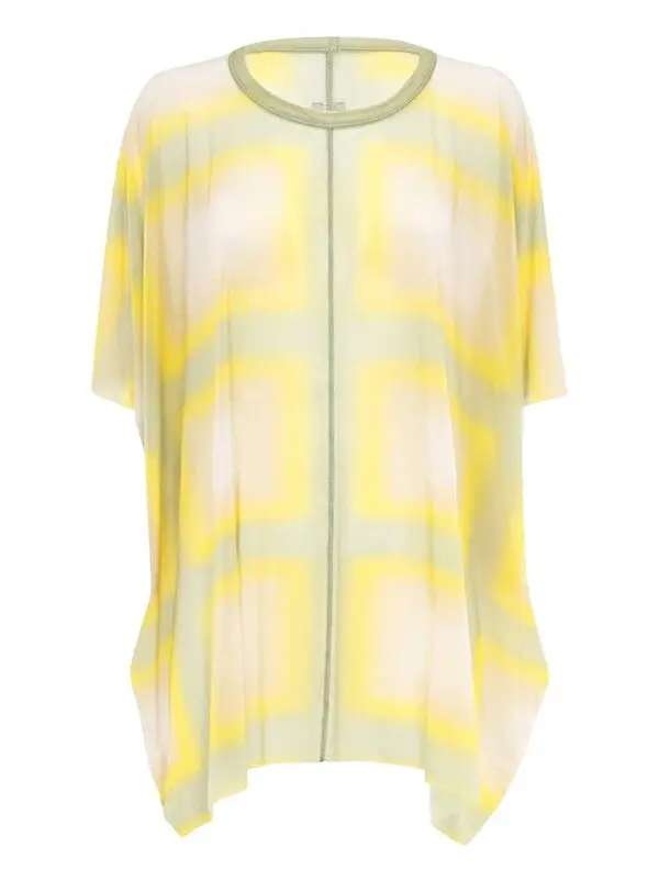 Rick Owens Draped Minerva Crewneck Top - Nude
