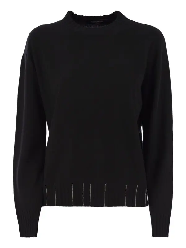 Fabiana Filippi Crew-neck Jumper - Black
