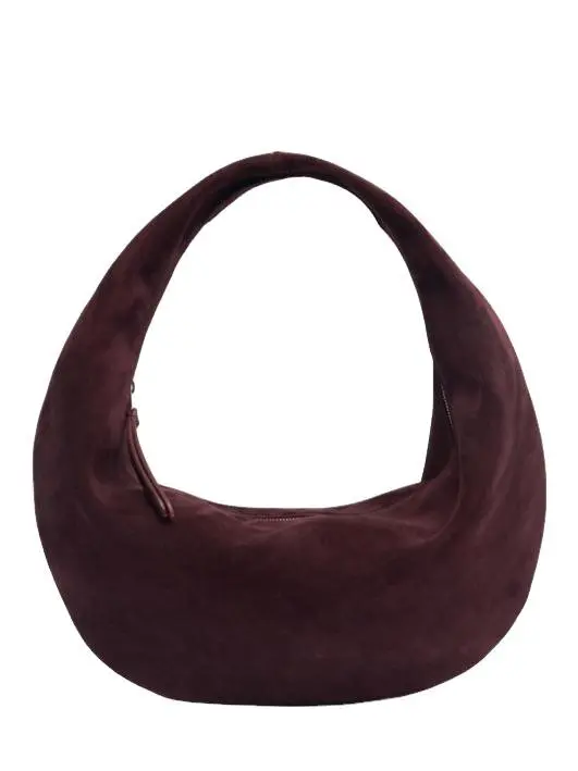 Khaite Olivia Medium Half-moon Underarm Pack - Black