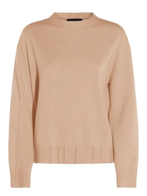 Fabiana Filippi Crewneck Knitted Jumper - Nude