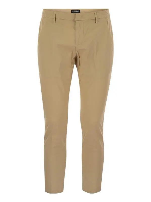 DONDUP Alfredo Slim Fit Trousers - Green