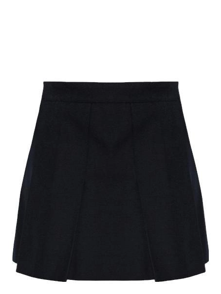 A.p.c. Pleated Mini Skirt - Black