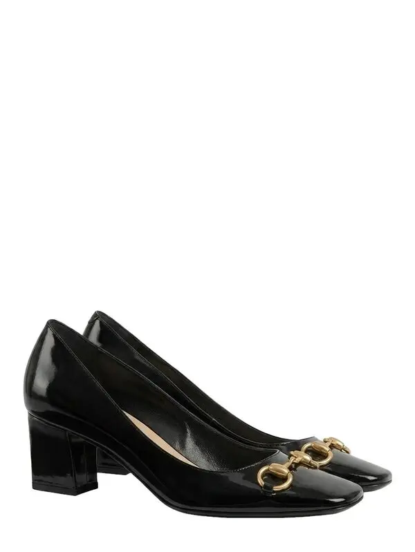 Gucci Signora Pumps With Horsebit Detail - Black