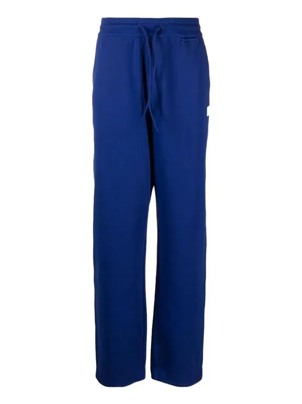 Y3 Logo-patch Track Pants - Blue