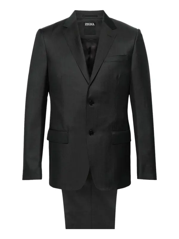Zegna Single-breasted Suit - Black