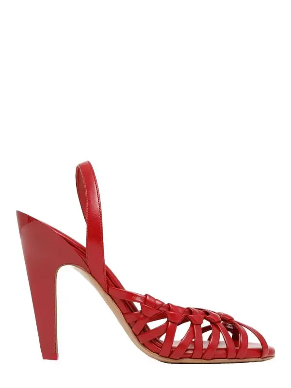 Chloé Estra Heeled Sandals - Raspberry Smoothie