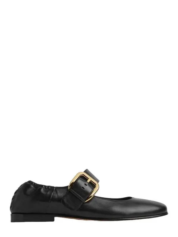 Bottega Veneta Astaire Mary Jane Ballerina - Black